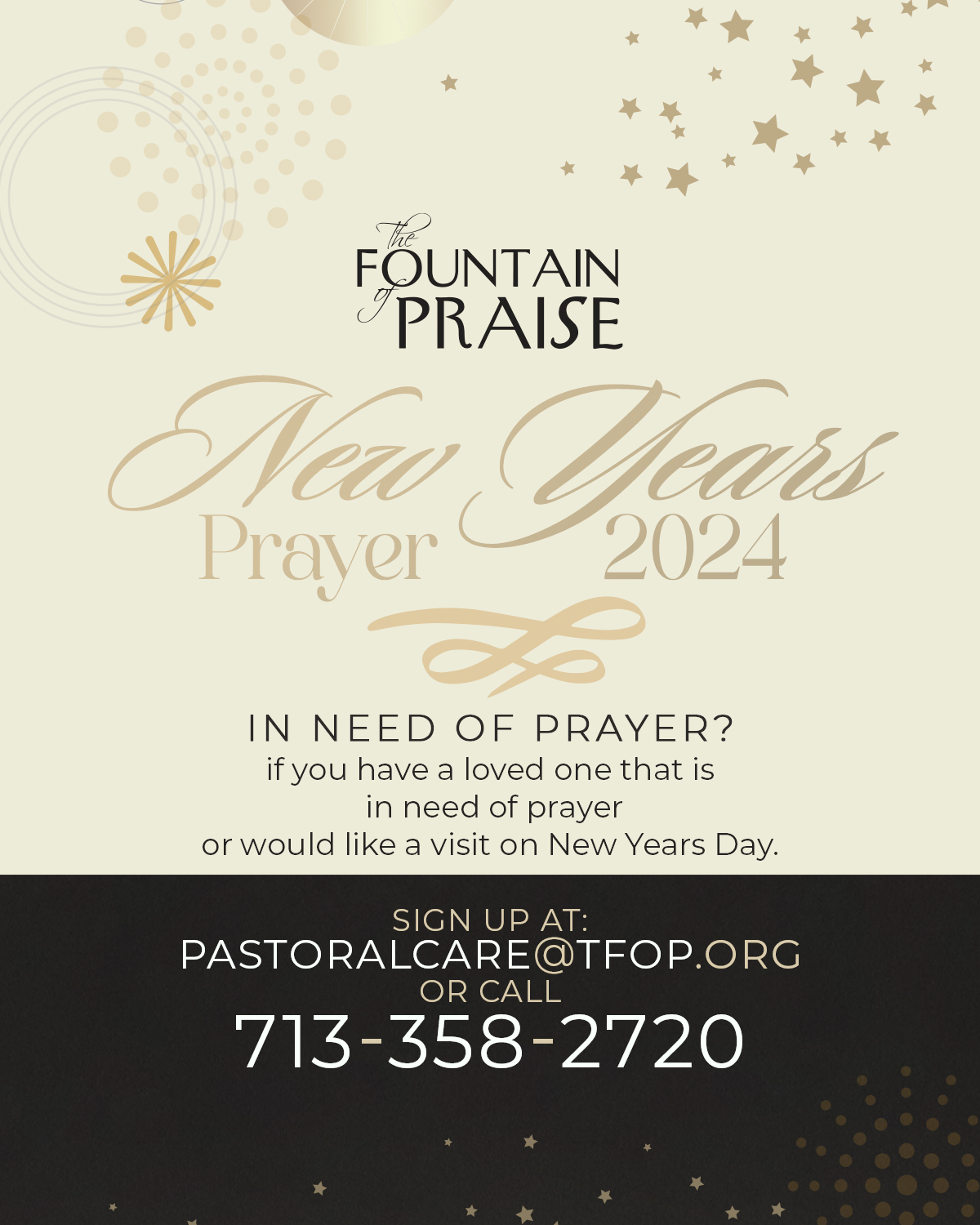 The Fountain of Praise: Prayer Requests